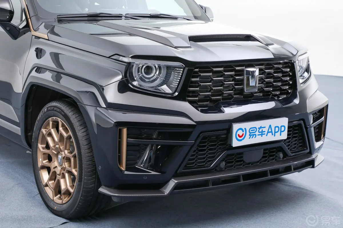 【坦克700新能源3.0T Hi4-T 限定版前格栅侧俯拍图片-汽车图片大全】-易车
