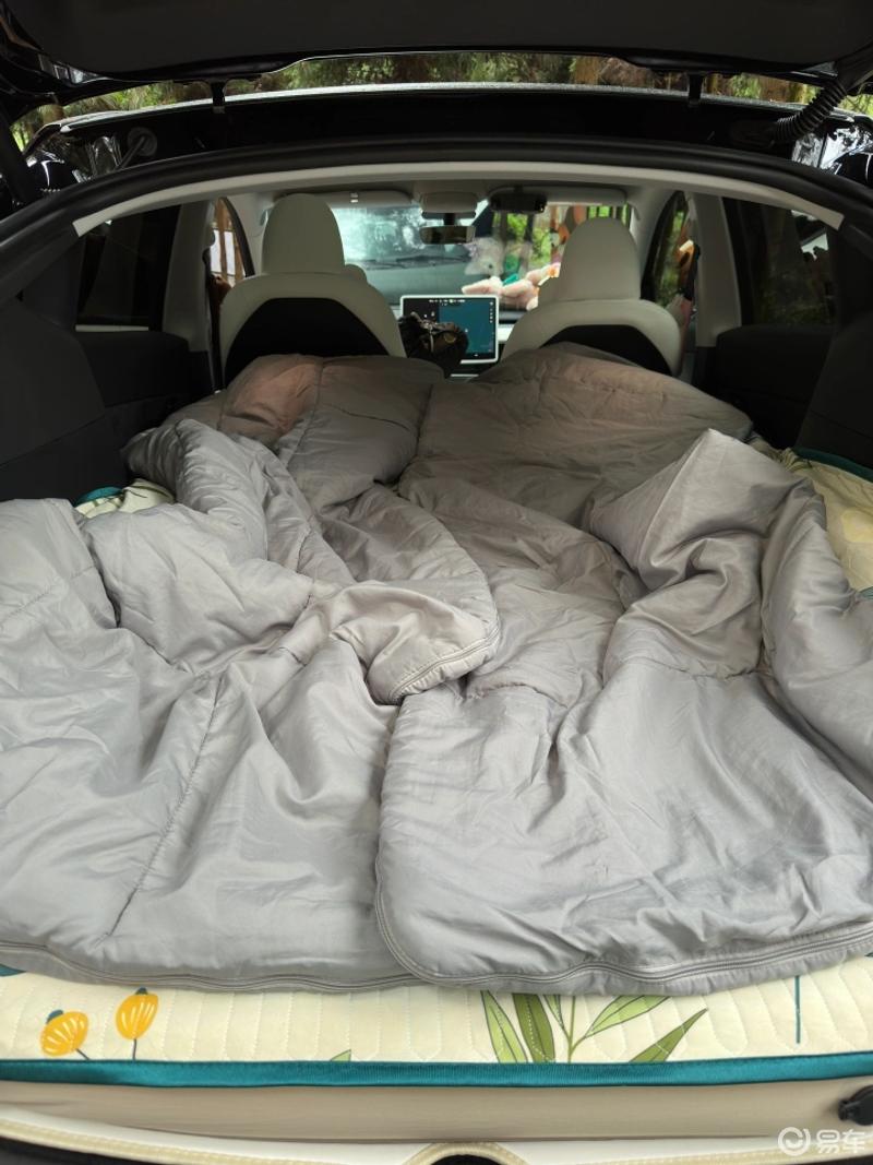 想不想体验车内睡觉 行动起来吧_Model Y社区_易车社区